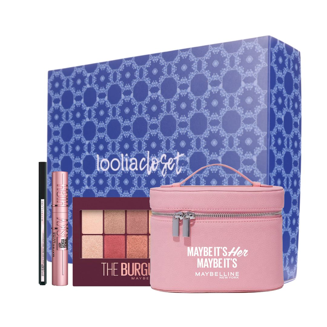 Hyper Easy Liquid Liner + Sky High Mascara + Burgundy Bar Eyeshadow Pa ...