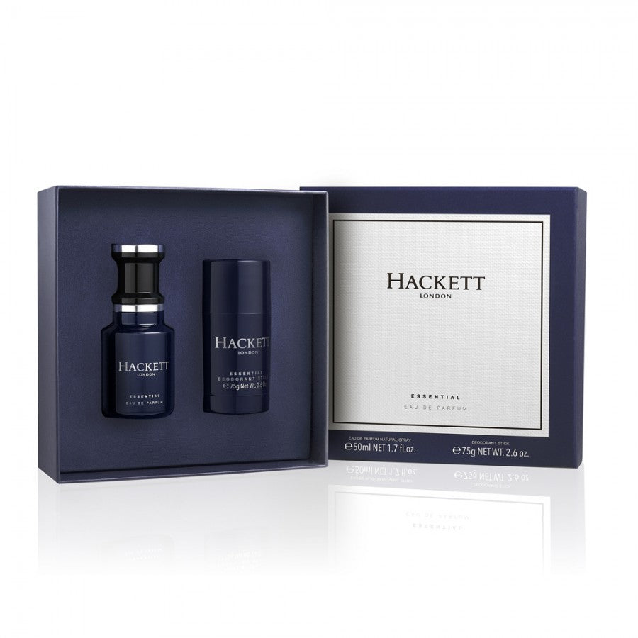 Hackett Essential Gift Set Eau de Parfum 50ml + Deo Stick 75gr - Loolia Closet