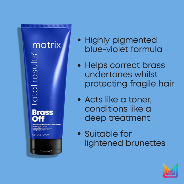 Matrix Brass Off Custom Neutralization Hair Mask - Loolia Closet