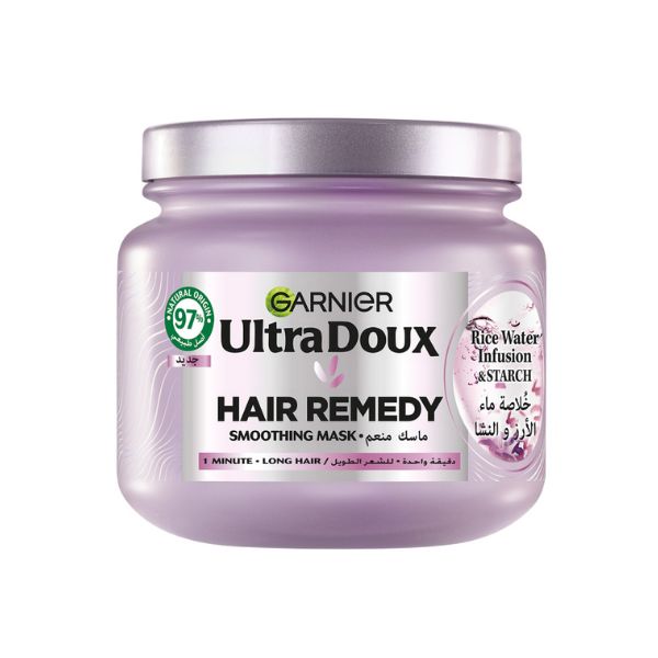 Garnier Ultra Doux Rice Water Infusion & Starch Hair Remedy Mask ...