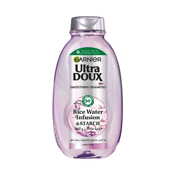 Garnier Ultra Doux Rice Water Infusion & Starch Shampoo, for Long Hair ...