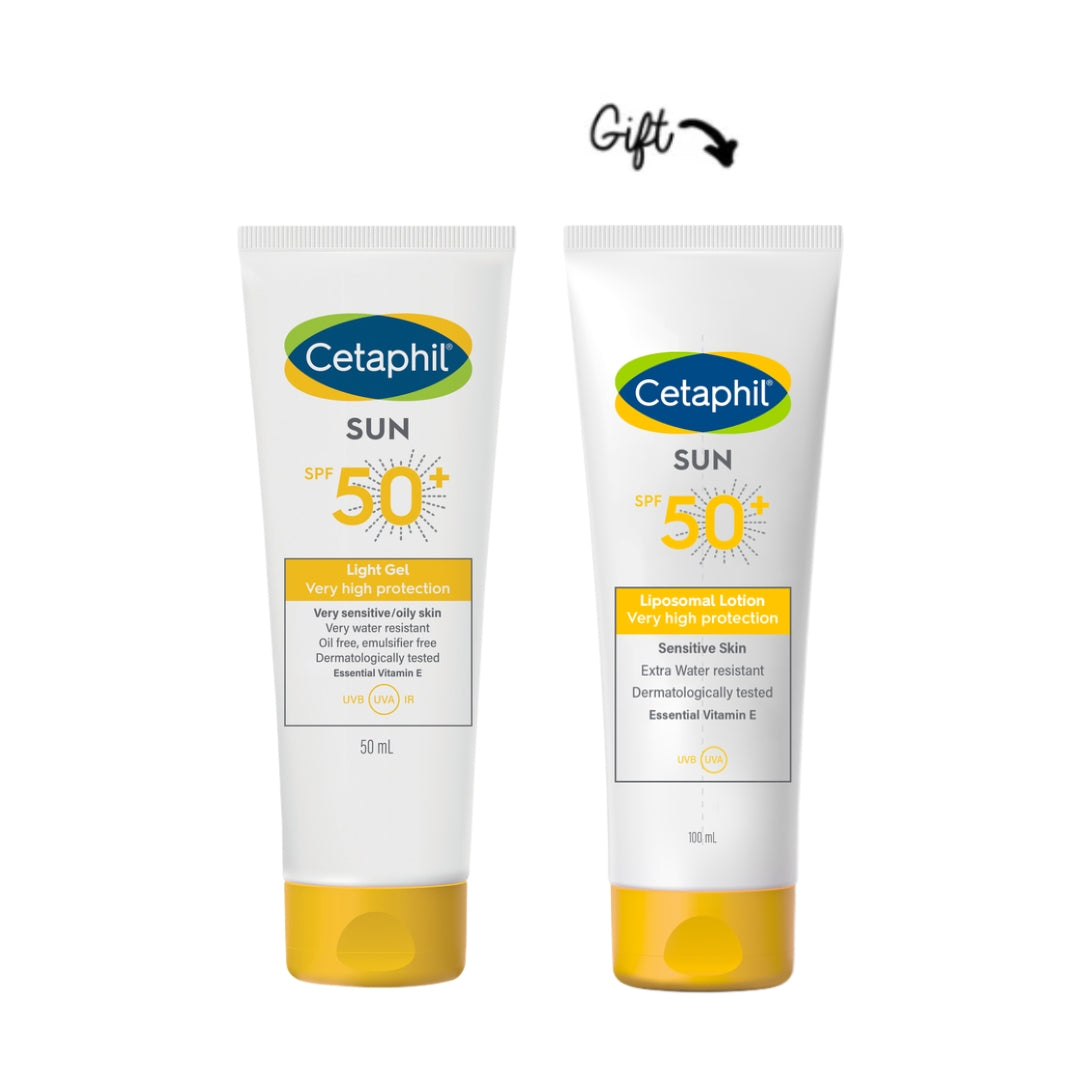 Light Gel Very High Protection Sunscreen SPF 50+ + FREE Sun Liposomal ...